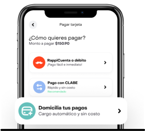 Pagos Domiciliados - RappiCard
